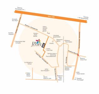 Royal KLB Location Map Kompally, Hyderabad