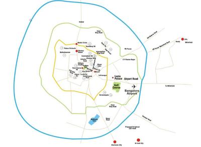 Embassy The Embassy Location Map Vasanth Nagar, Bangalore