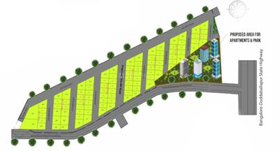 Surya Paradise Location Map Rajanukunte, Adiganahalli