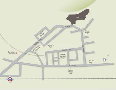 Satra Mahavir Ville Location Map Matunga East, Mumbai
