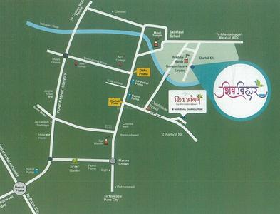 Royal Shiv Vihar Phase 1 Location Map Charholi Kurd, Pune