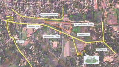 Swapna Osia Lifestyle Location Map Salcete, Goa