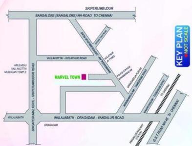 Thirumal Marvel Town Location Map Pushpagiri, Chennai