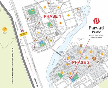 R D Parvati Prime Location Map Taloja, Navi Mumbai
