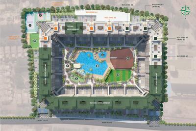 Kumar Palmspring Towers A4 A5 And B2 Location Map NIBM , Pune