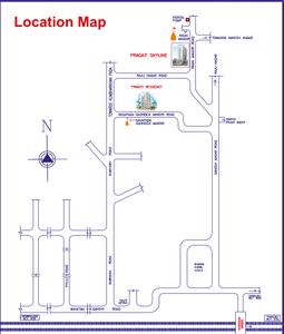 Pragati Infra Skyline Location Map Chinchodyacha Pada, Thane