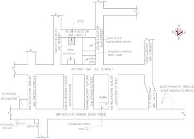 GR Natarajan Indraprastha Location Map Adambakkam, Chennai