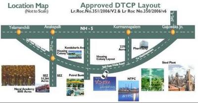 VVR Visakha Residency Location Map Yellamanchili, Visakhapatnam