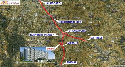 AMR Petals Location Map Chandapura, Bengaluru