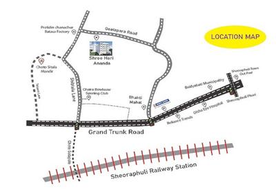 Shree Hari Ananda Location Map Chinsurah, Hooghly