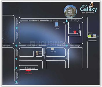 Oak Galaxy Location Map Mankapur, Nagpur