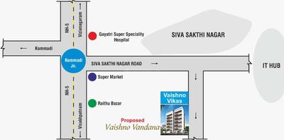Vaishno Vandana Location Map Madhurawada, Visakhapatnam