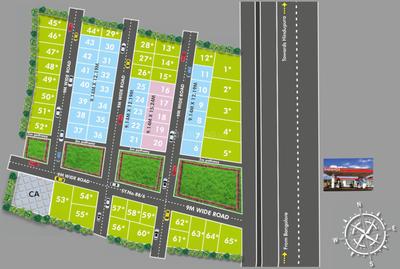 Inpride Jayahan Boulevard Location Map Gauribidanur, Chikballapur District