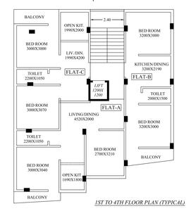 Mark Galaxy Apartment Location Map Sodepur, Kolkata