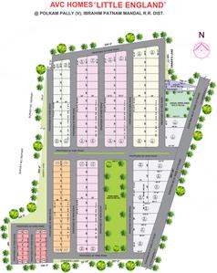 AVC Homes Little England II Location Map Ibrahimpatan, Hyderabad