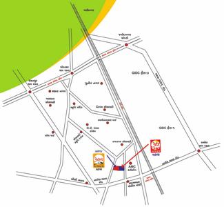 Aatrey Utsav Vatva Location Map Vatva, Ahmedabad