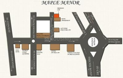 Jain Maple Manor Location Map Peelamedu, Coimbatore