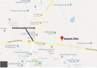 Elite Ganesh Elite Location Map Vaishno Devi Circle, Ahmedabad