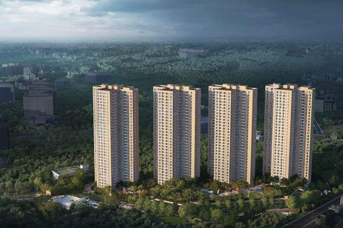 NEW TOWN - AA II | Vaanya | 36 fl X 4 | 121.21 m | U/C | SkyscraperCity Forum
