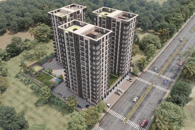 3 BHK 1800 Sqft Flat for sale at Althan, Surat | Property ID - 16306684