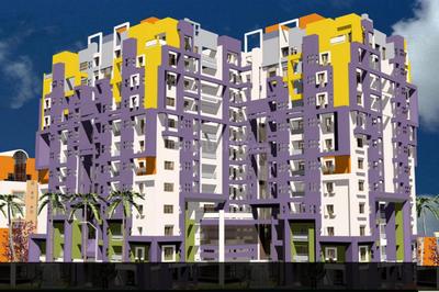 Orbit Heights Location Map Dhakuria, Kolkata