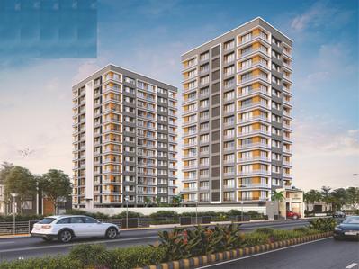 United Saffron Heights Location Map Katargam, Surat