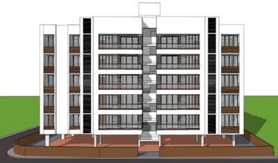 Shree Param Abode Floor Plan Gulbai Tekra, Ahmedabad