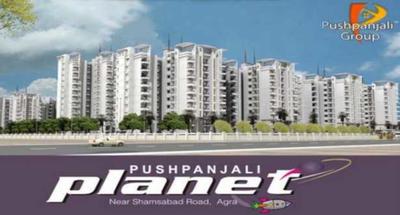Pushpanjali Planet Location Map Village Rajrai, Agra