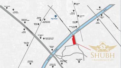 Tulsi Gateway Location Map Junaraopura, Nadiad