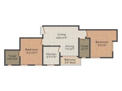 Spectrum Bliss Location Map Barisha, Kolkata