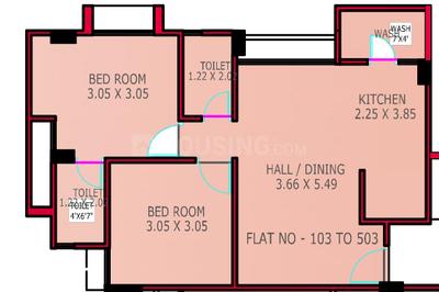 Mahavir Aangi Maan Prime Floor Plan Ruva Part, Bhavnagar