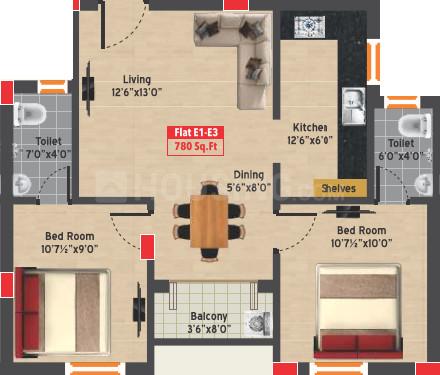 GP Imperial Floor Plan Korattur, Chennai
