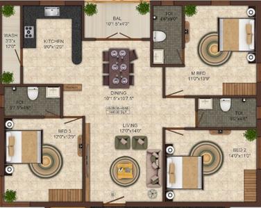 India Blooming Dale Location Map Mogappair East, Chennai