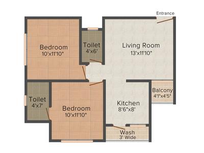 Galaxy Divine Galaxy Floor Plan Atladara, Vadodara
