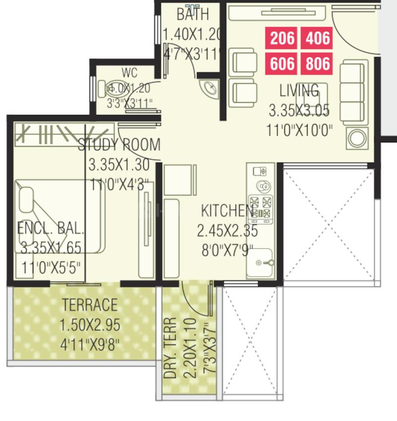Vinayak Residency in Bhosari, Pune - Price, Reviews & Floor Plan