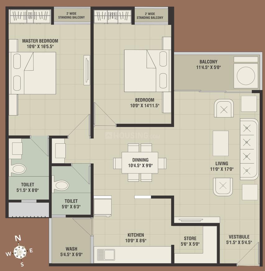 Iscon Harmony Floor Plan Sevasi, Vadodara
