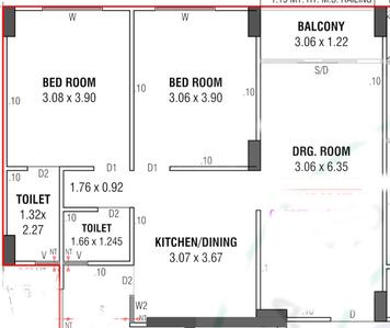 Avis Western Greens Floor Plan Sarkhej- Okaf, Ahmedabad