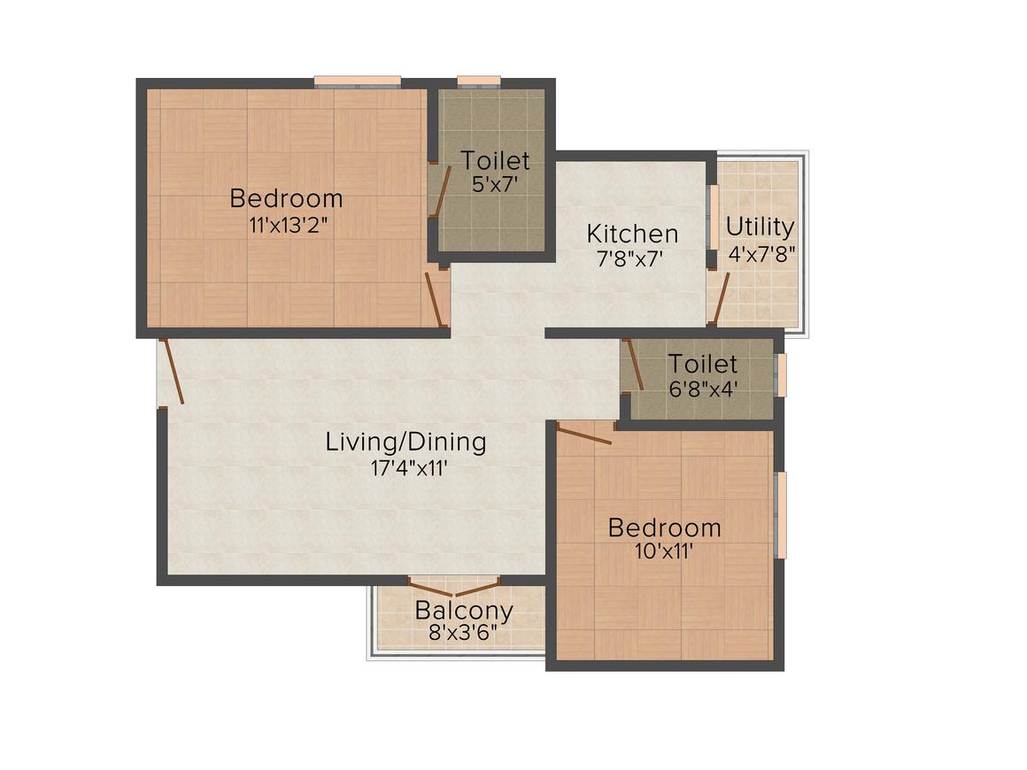 SLV Samiksha Enclave Floor Plan HBR Layout, Bengaluru