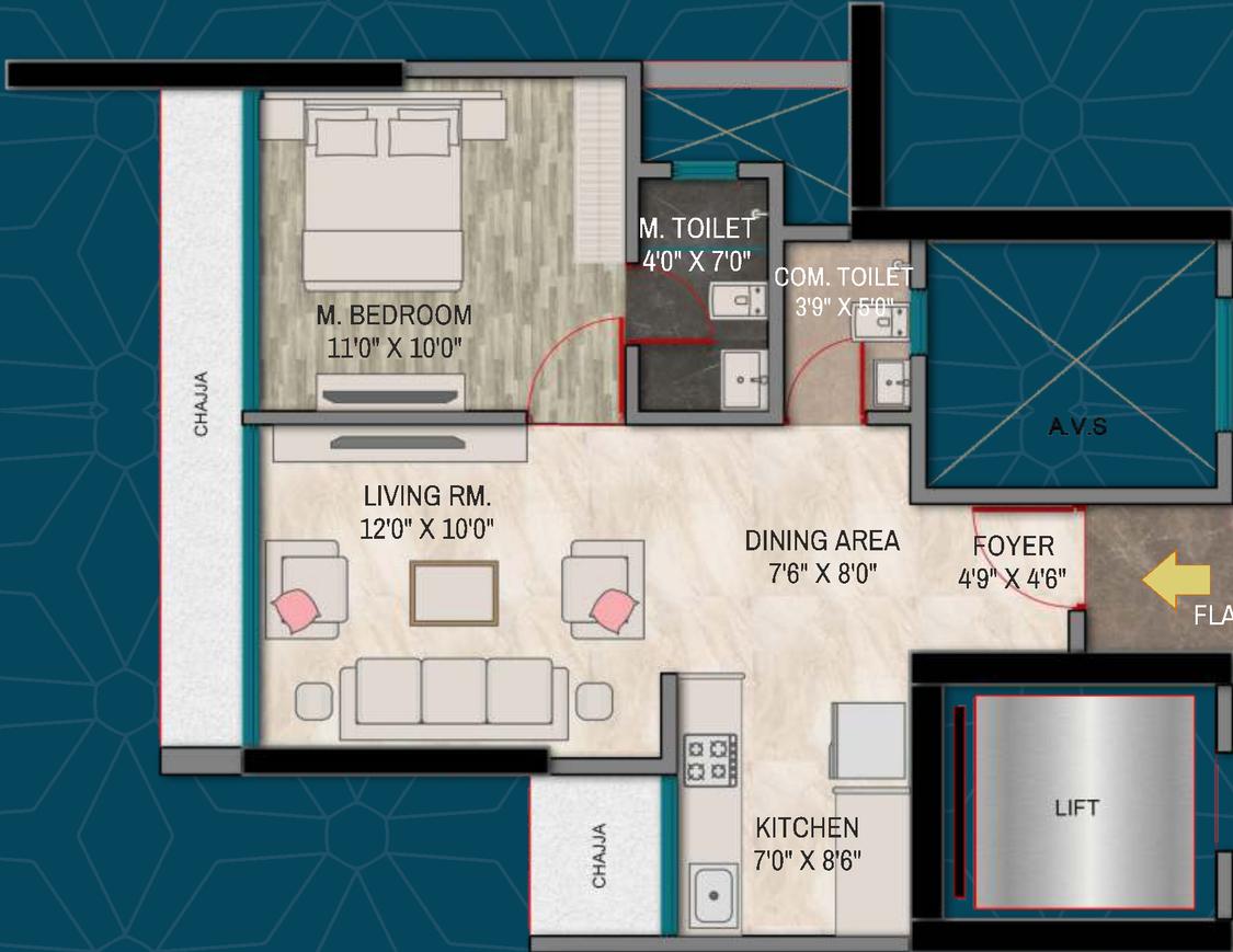 Charkop Orion Heights Floor Plan Kandivali West, Mumbai