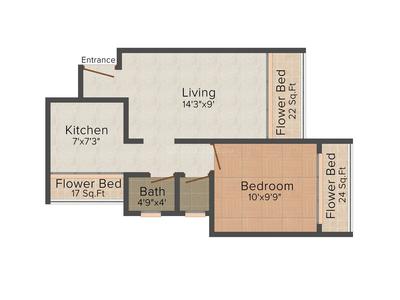 Purva Om Dhara Residency in Palava Phase 1 Nilje Gaon, Thane - Price, Reviews & Floor Plan