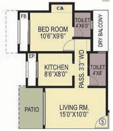 Rutu Riverside Estate Floor Plan Kalyan West, Thane