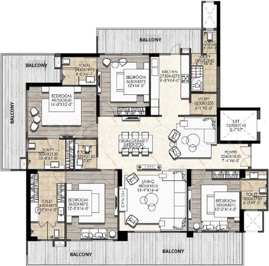 Mapsko The Icon 79 in Sector 79, Gurgaon - Price, Reviews & Floor Plan