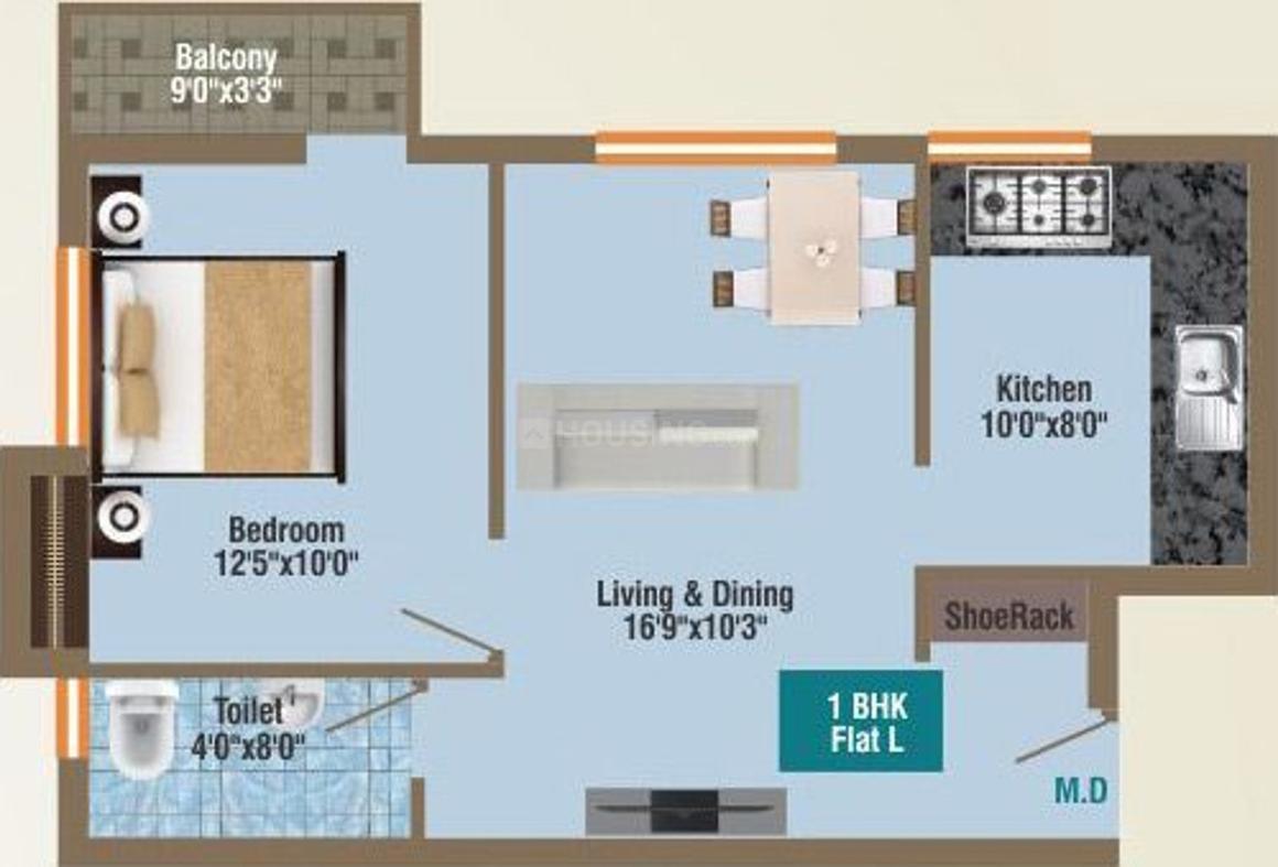 GP Pearl Iris Floor Plan Ayappakkam, Chennai