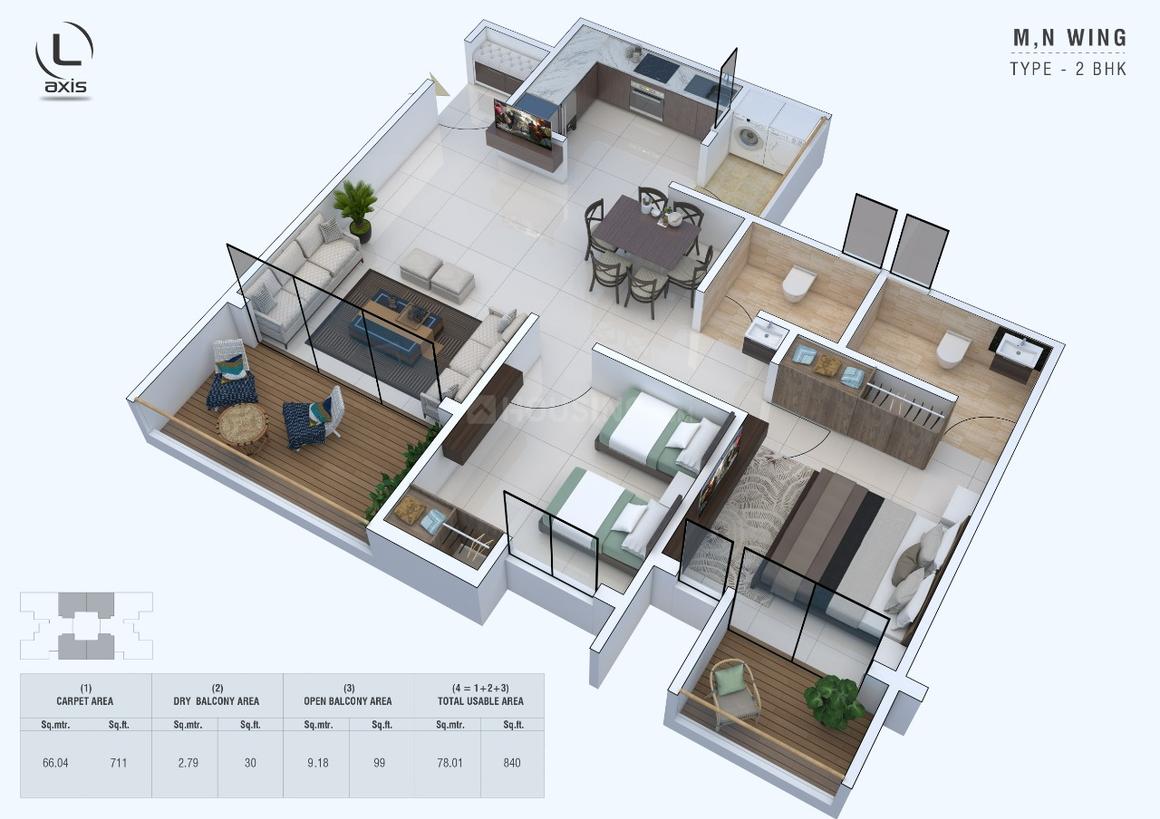 Pharande L Axis Phase II Cluster B in Spine Road, Pune - Price, Reviews ...