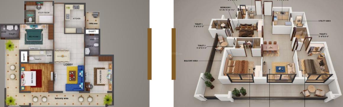 Mittals Sheesh Mahal Heights Floor Plan Lal Singh Nagar, Bathinda