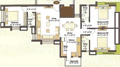Desai Saket Heights in Mota Mava, Rajkot - Price, Reviews & Floor Plan