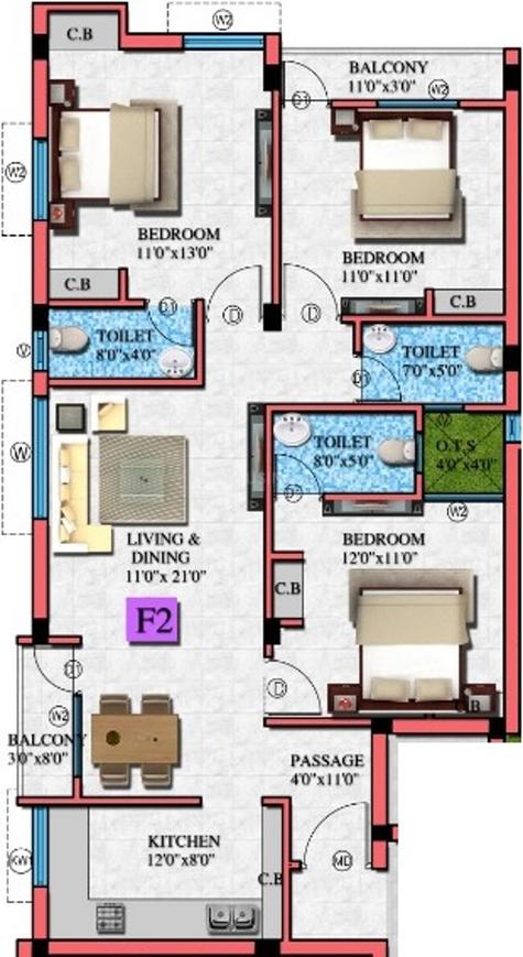 AVR Amber Floor Plan Kil Ayanambakkam, Chennai