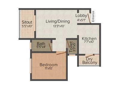 Size Masters Dewdrop Floor Plan Hinjawadi, Pune