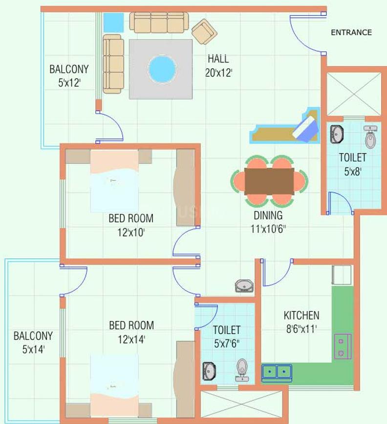 Mandavi Emerald in Vidyaratna Nagar, Manipal - Price, Reviews & Floor Plan
