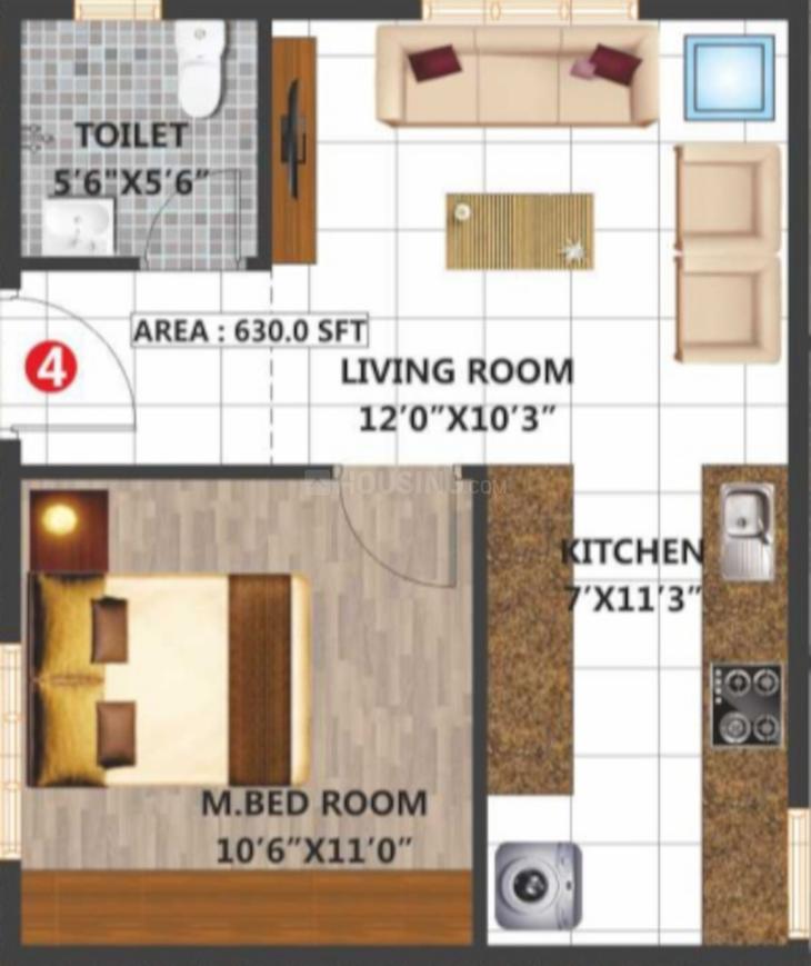 Habulus Samruddhi Apartment Floor Plan Electronic City, Bangalore